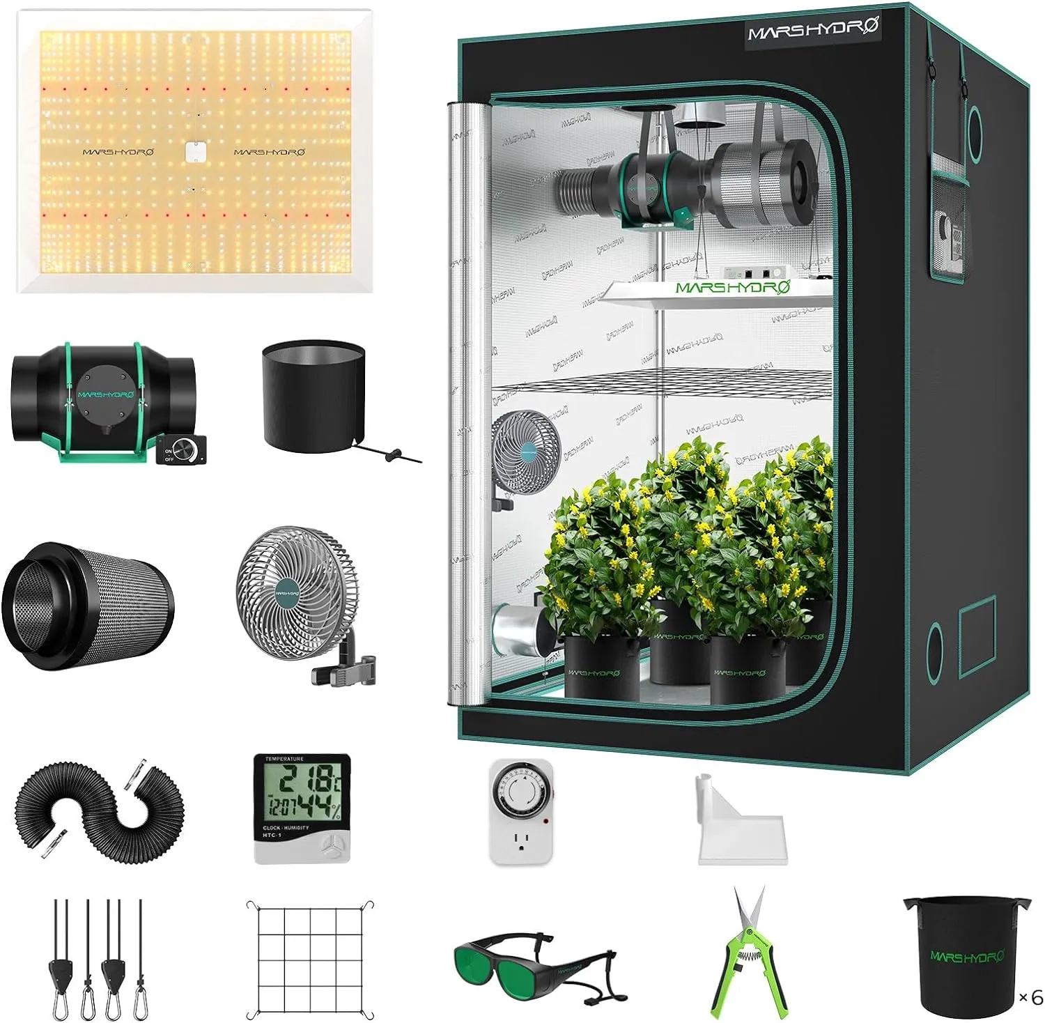 Mars Hydro Grow Tent Kit - The Highest Crop